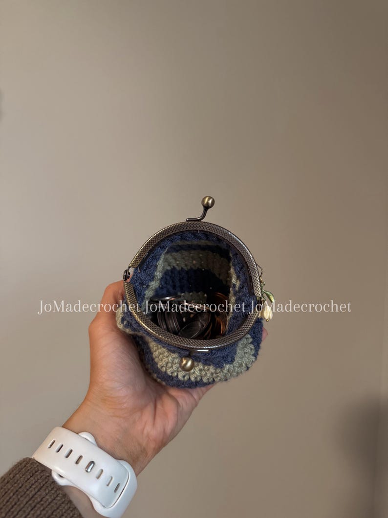 Crochet Coin Purse PDF Pattern: Easy Kiss Lock Design (digital PDF) - Etsy