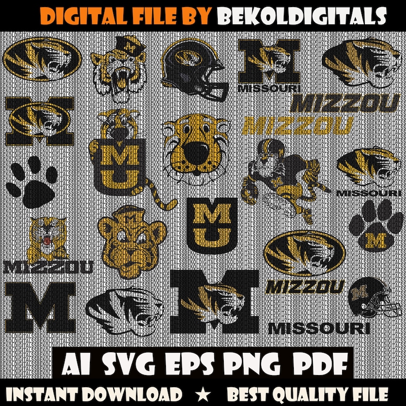 Mizzou Svg Designs - Etsy