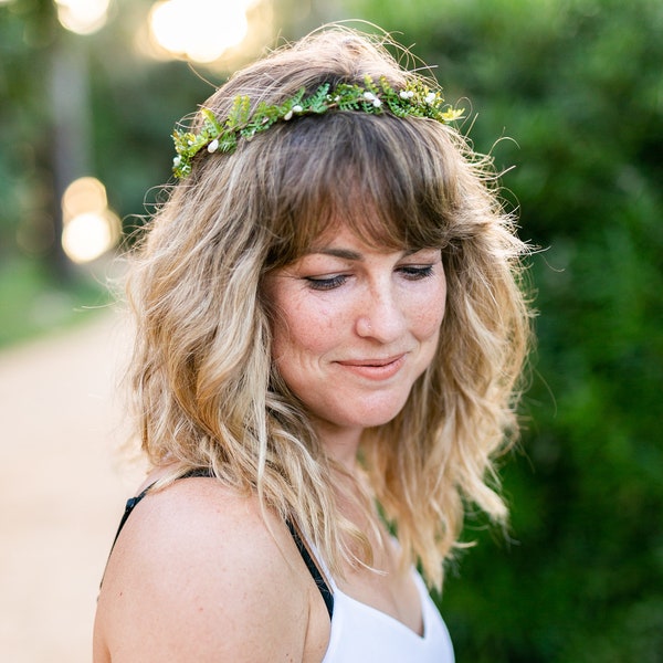 Greenery Crown - Etsy