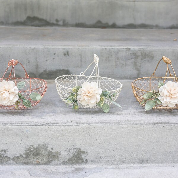 Rose Basket - Etsy