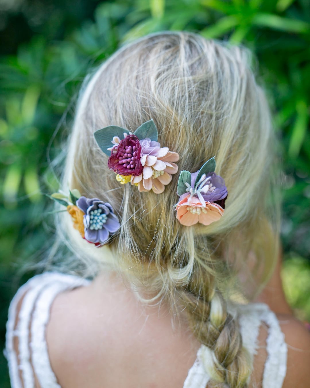 Flower Hair Pin Set, Bridgerton Inspired, Bridal Hair Pieces, Regency ...