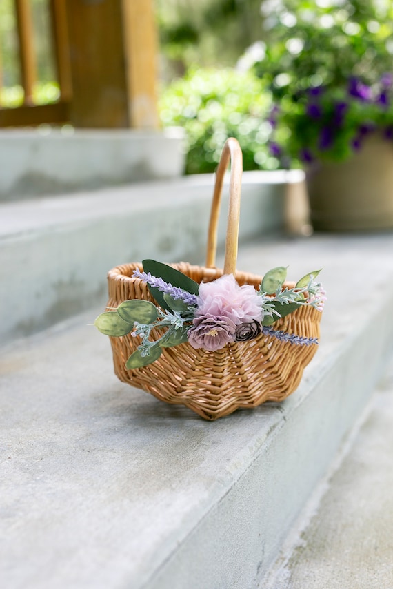 Rustic Flower Girl Baskets Diy