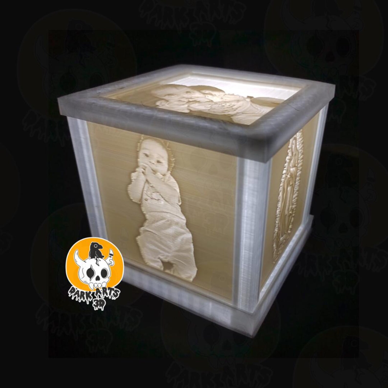 3D Lithophane Light Box (DIGITAL FILE) - Etsy