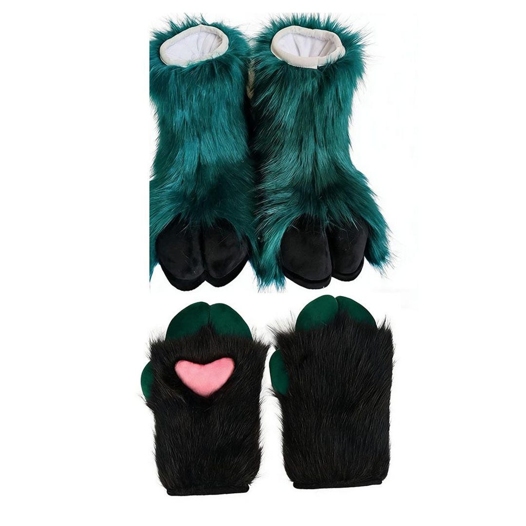 Custom Furry Hand Hooves Paws and Feet Set Sheep Cosplay Anime Fursuit ...