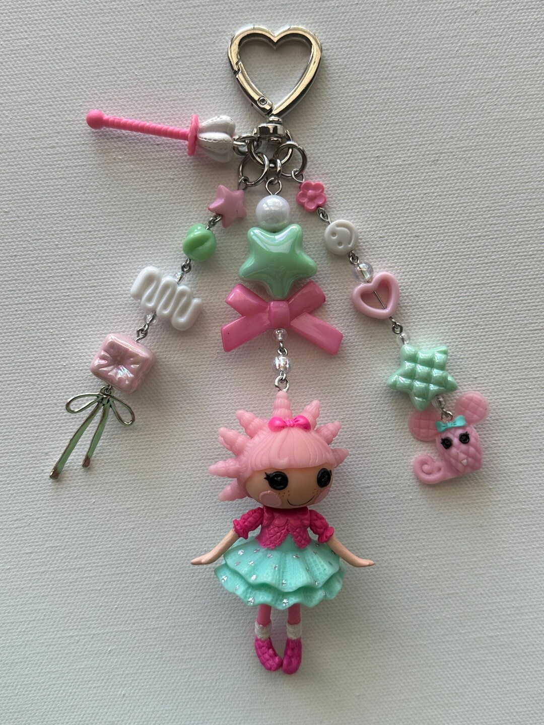 Lalaloopsy Mini Dolls Keychain- Smile E. Wishes - Etsy