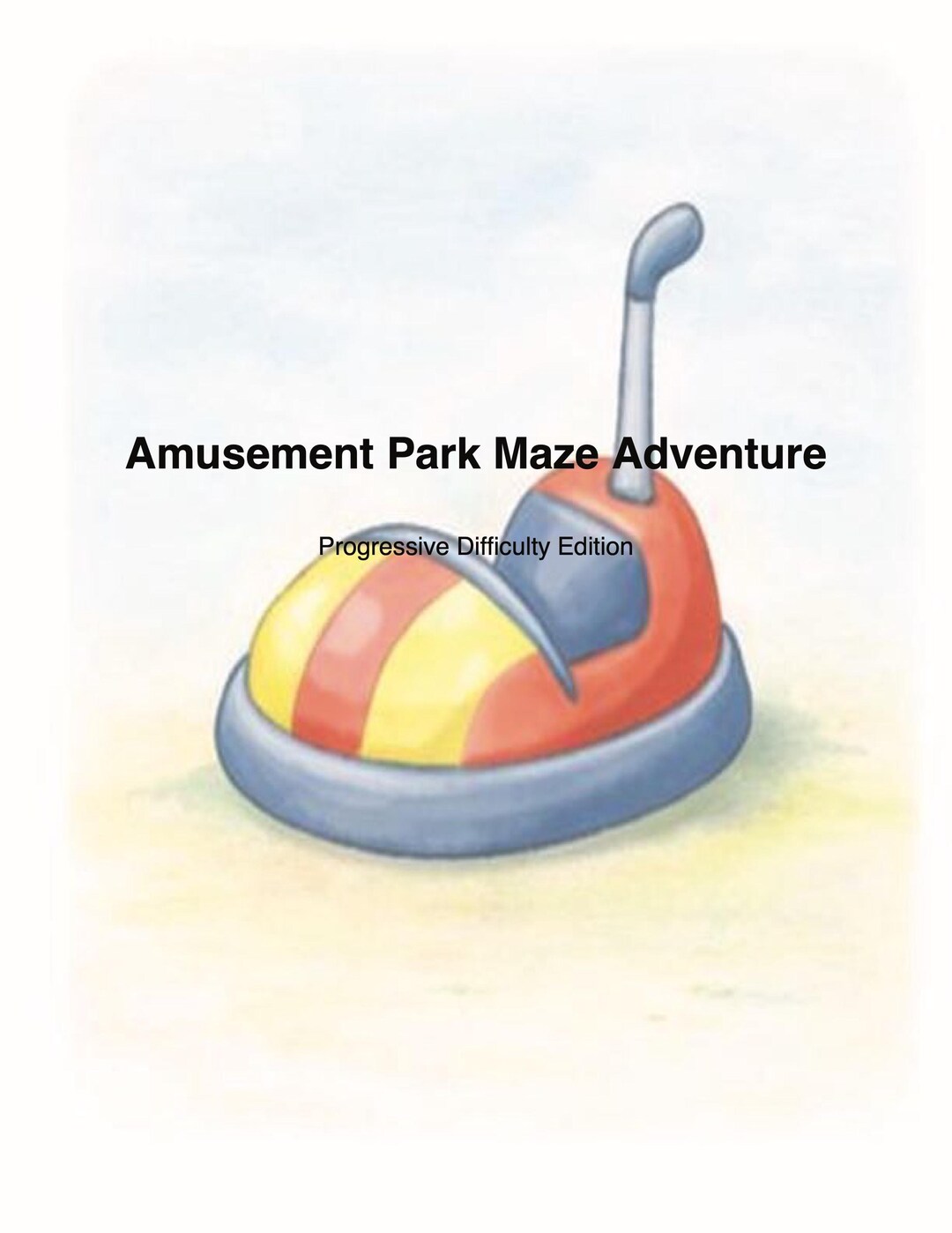 Children’s Maze Puzzle Book - Amusement Park Theme - Progressive ...