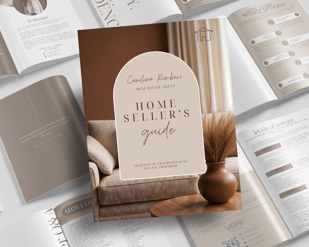 Listing Presentation Template Canva, Home Seller Guide, Real Estate ...