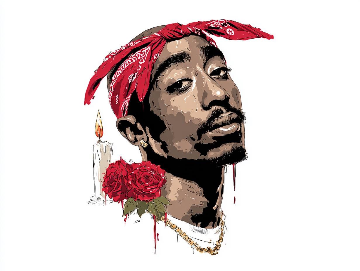 2pac Inspired Tattoo Designs Pack (50) | Hip Hop Legacy • Street Poetry ...