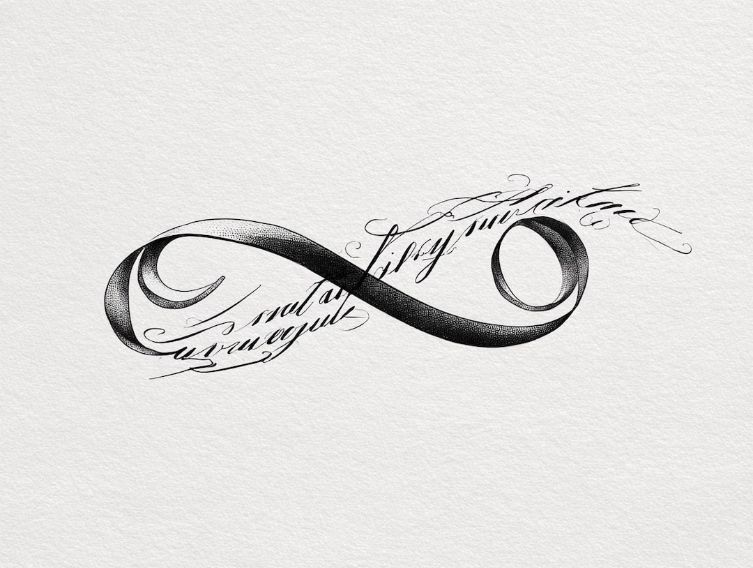 100 Infinity Symbol Tattoo Designs – Procreate Ready | Digital Download ...