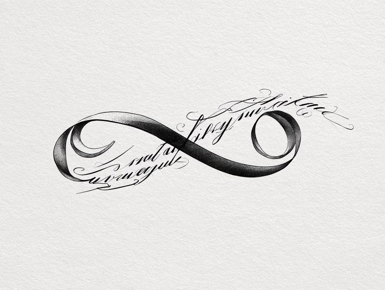 100 Infinity Symbol Tattoo Designs – Procreate Ready | Digital Download ...