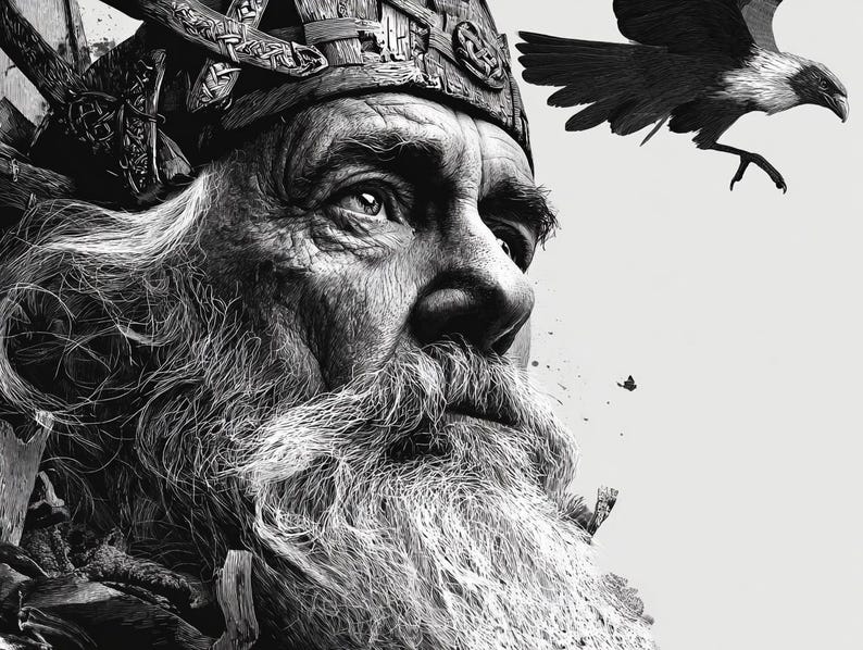 50 Nordic Tattoo Designs | Viking & Norse Mythology Digital Tattoos ...