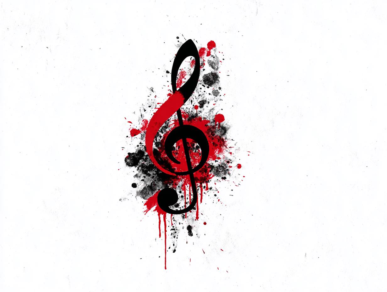50 Treble Clef Tattoo Design Bundle | Procreate Ready Tattoo Flash Pack ...