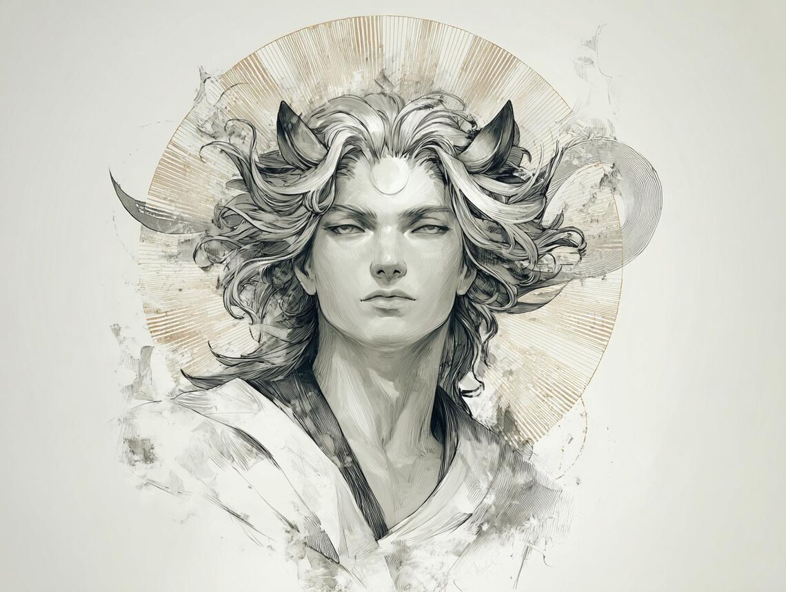 Apollo Tattoo Designs (50) | Greek God of Sun & Music • Elegant Ink - Etsy