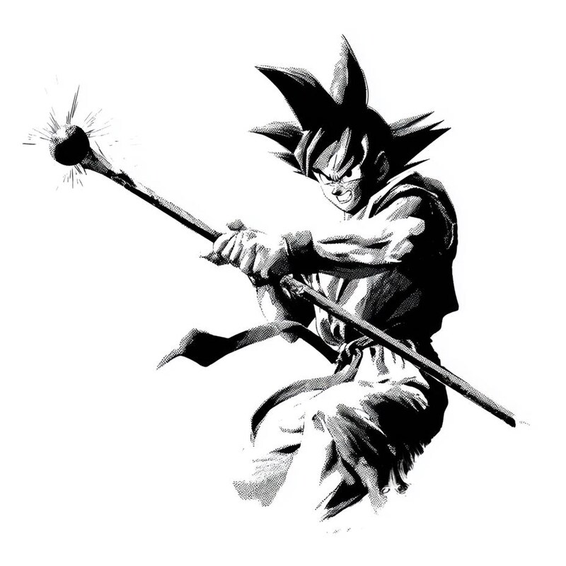 Calcomanía goku - Etsy México