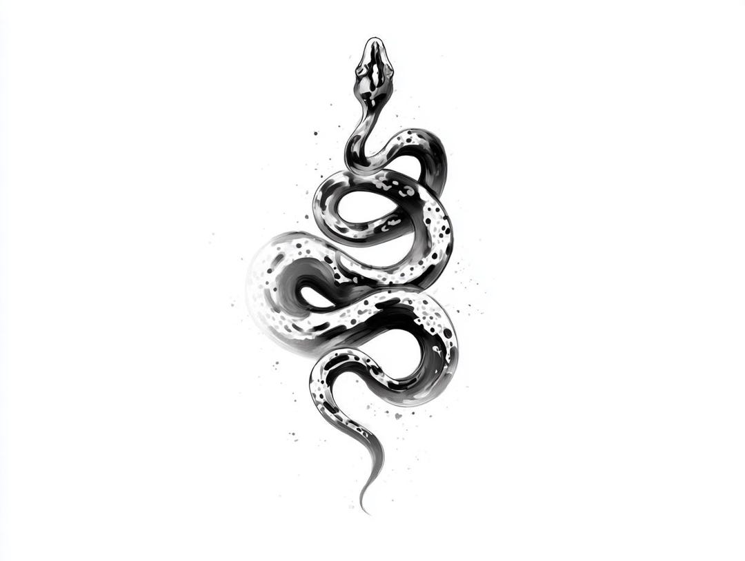 Snake Tattoo Bundle 232 – Digital Download | Procreate Ready | Detailed ...