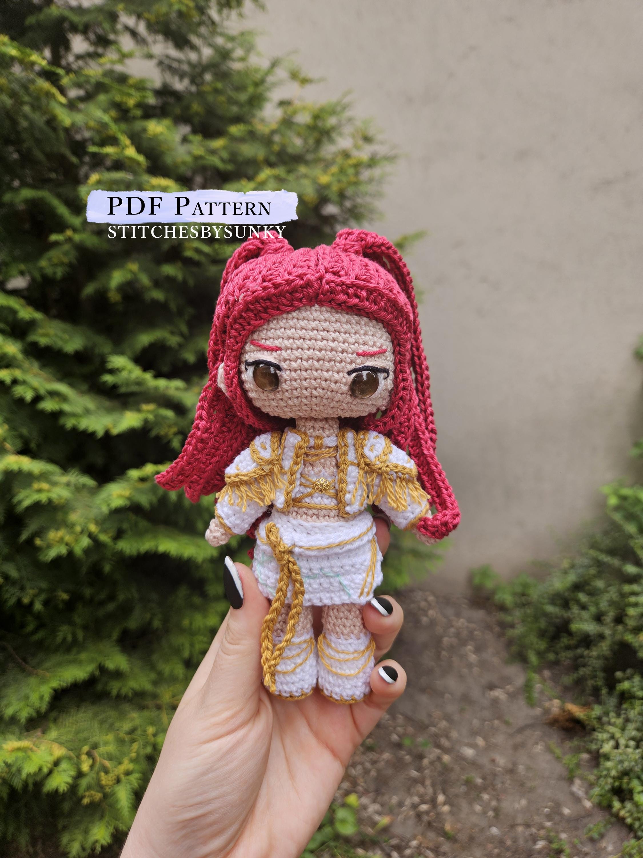 Amigurumi Pattern KPOP Demon Hunters Mira Doll Crochet PDF Pattern ...