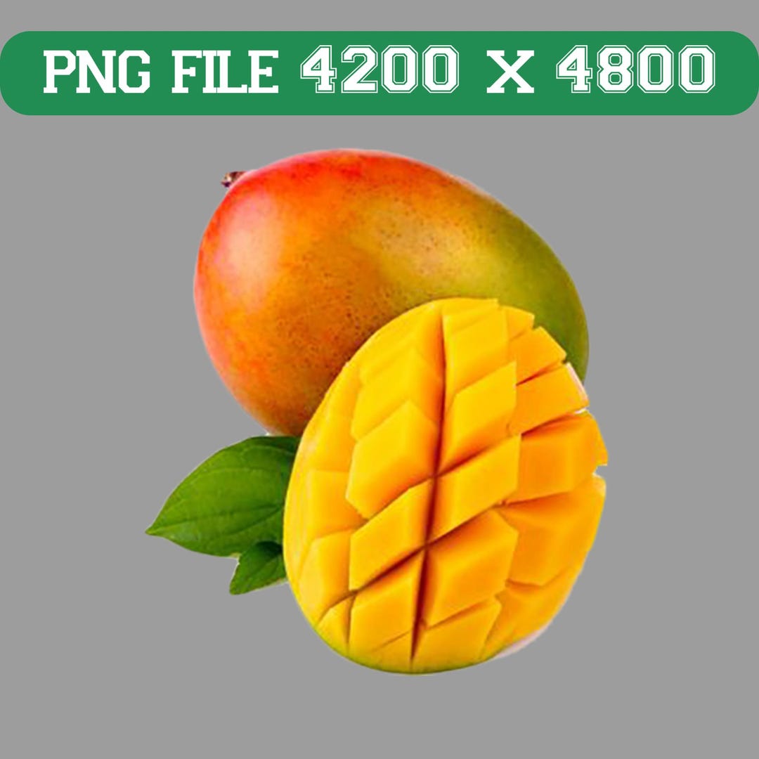 Mango PNG Clipart, Fresh Mango Fruit Illustration, Sliced Mango PNG ...