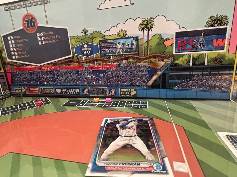 Dodgers Stadium Baseball Dice Game | 2025 World Series Edition | Player ...