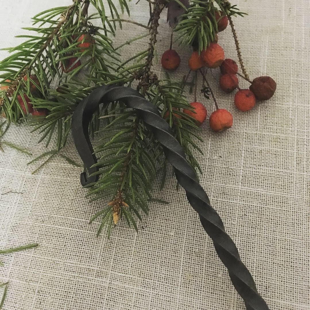 Hand Forged Iron Candy Canes - Etsy