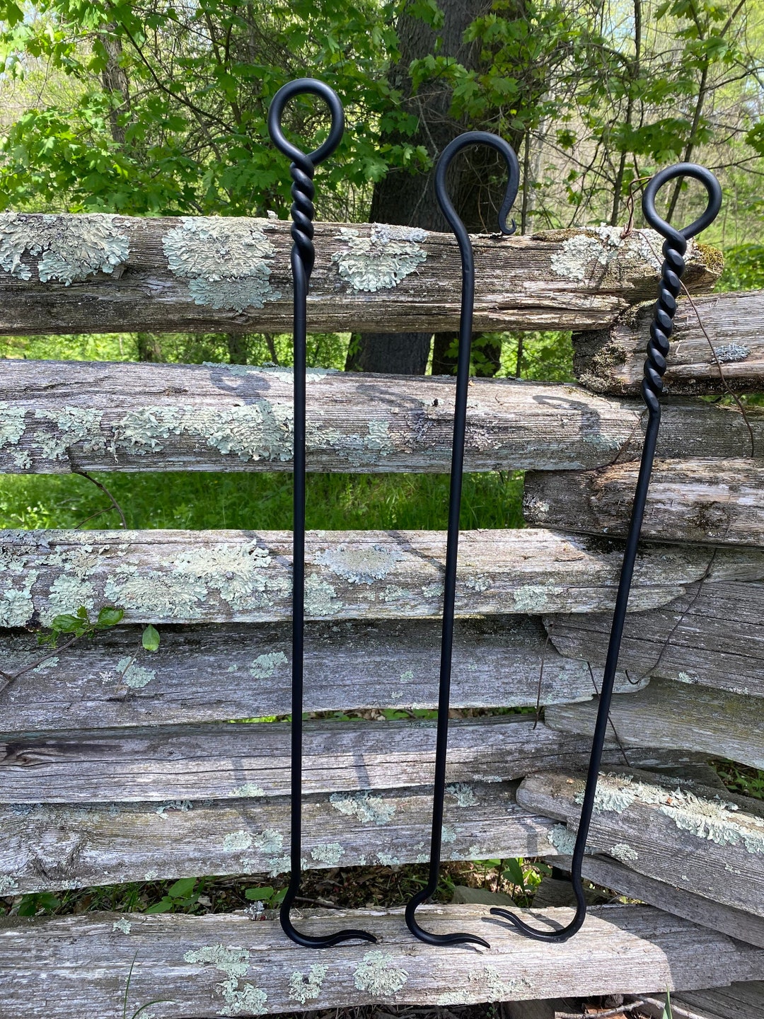Hand Forged Fireplace Pokers - Etsy