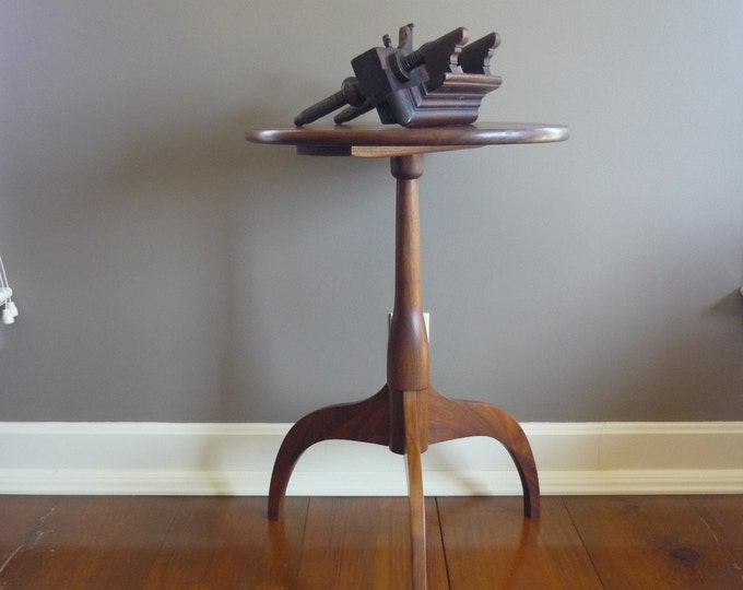 Walnut Shaker Candle Stand Table - Etsy