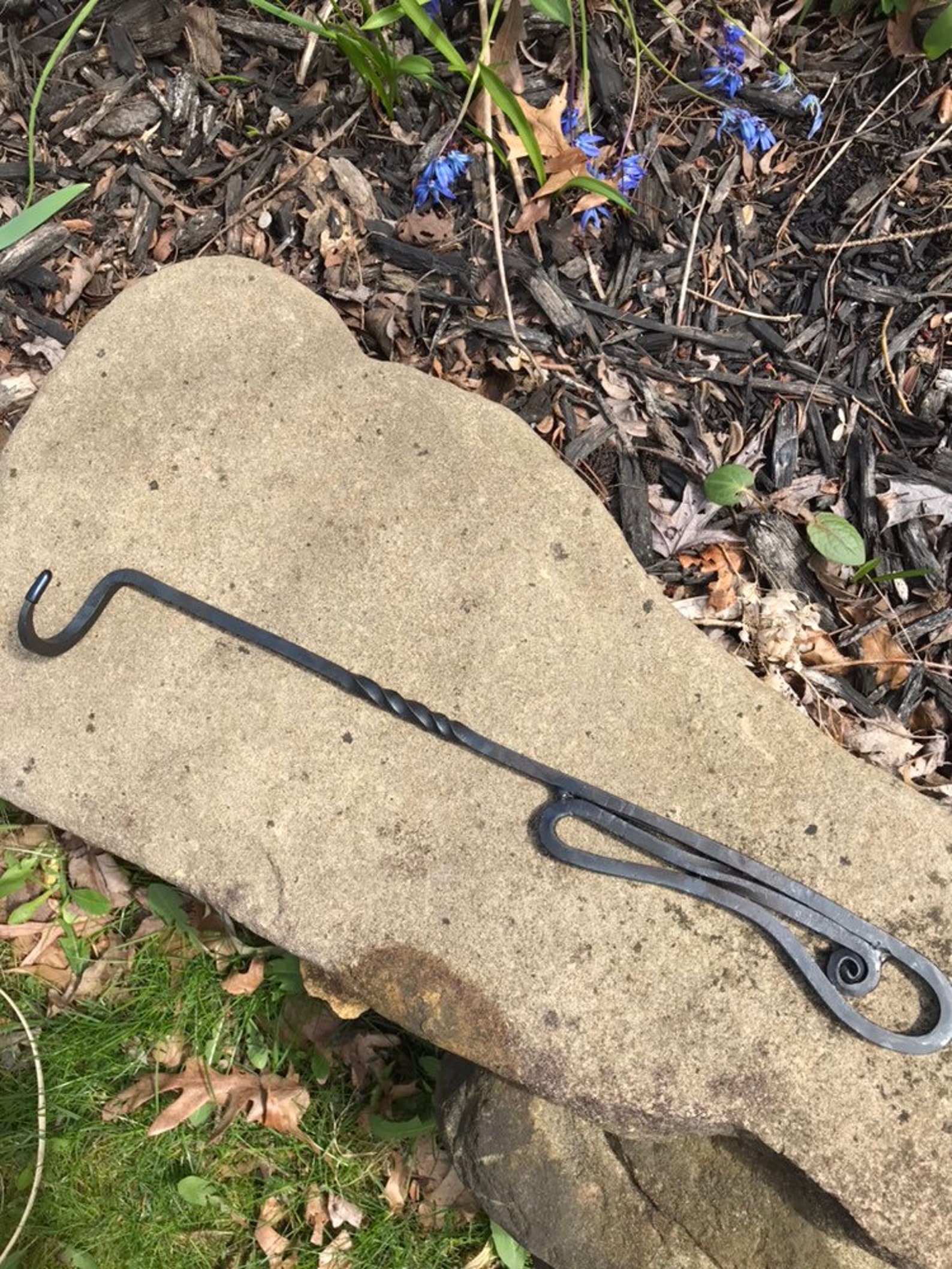 Hand Forged Grill Steak Turner Grilling Tool - Etsy
