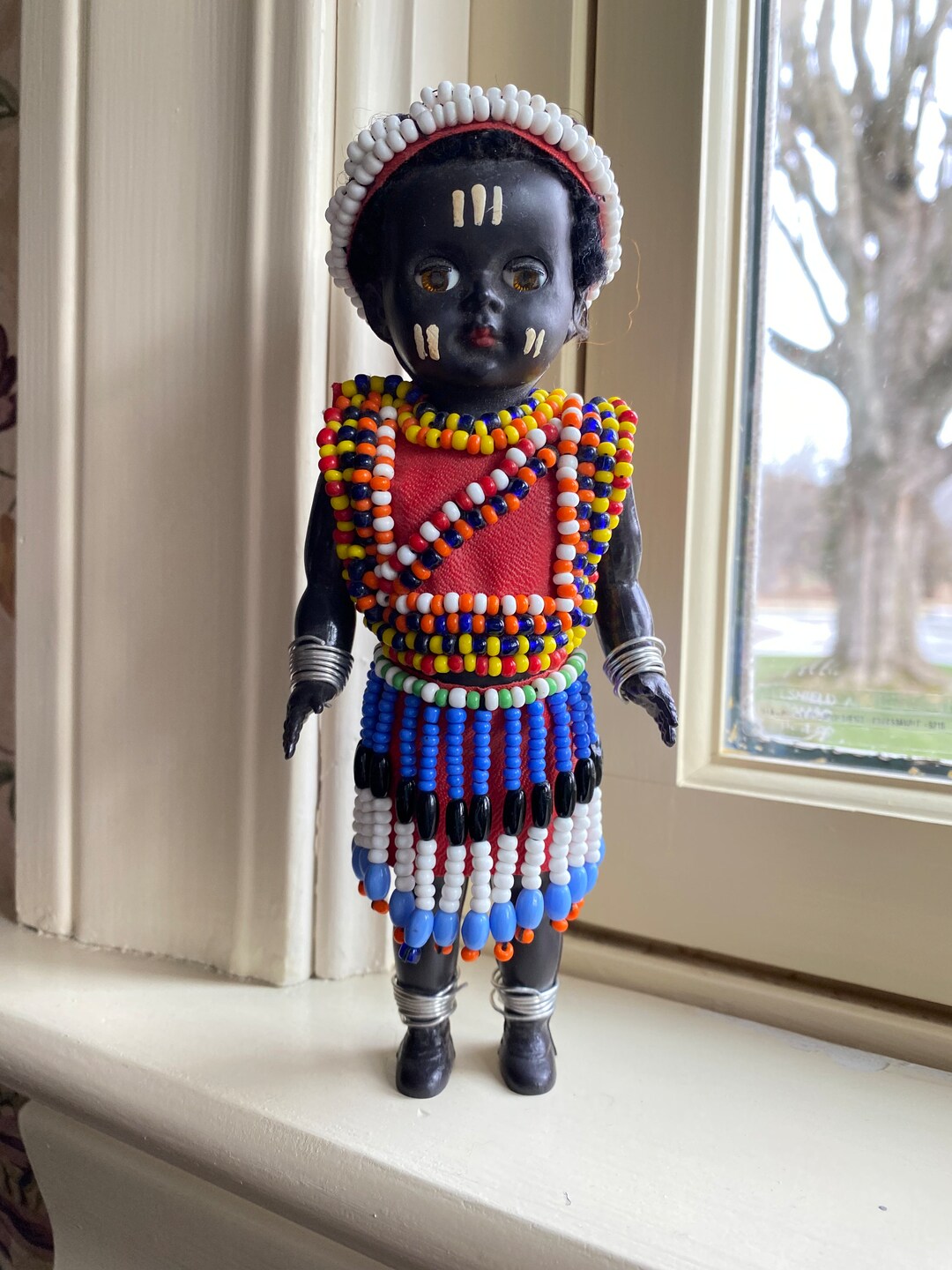 1960s Native African Hand Beaded Doll - Etsy