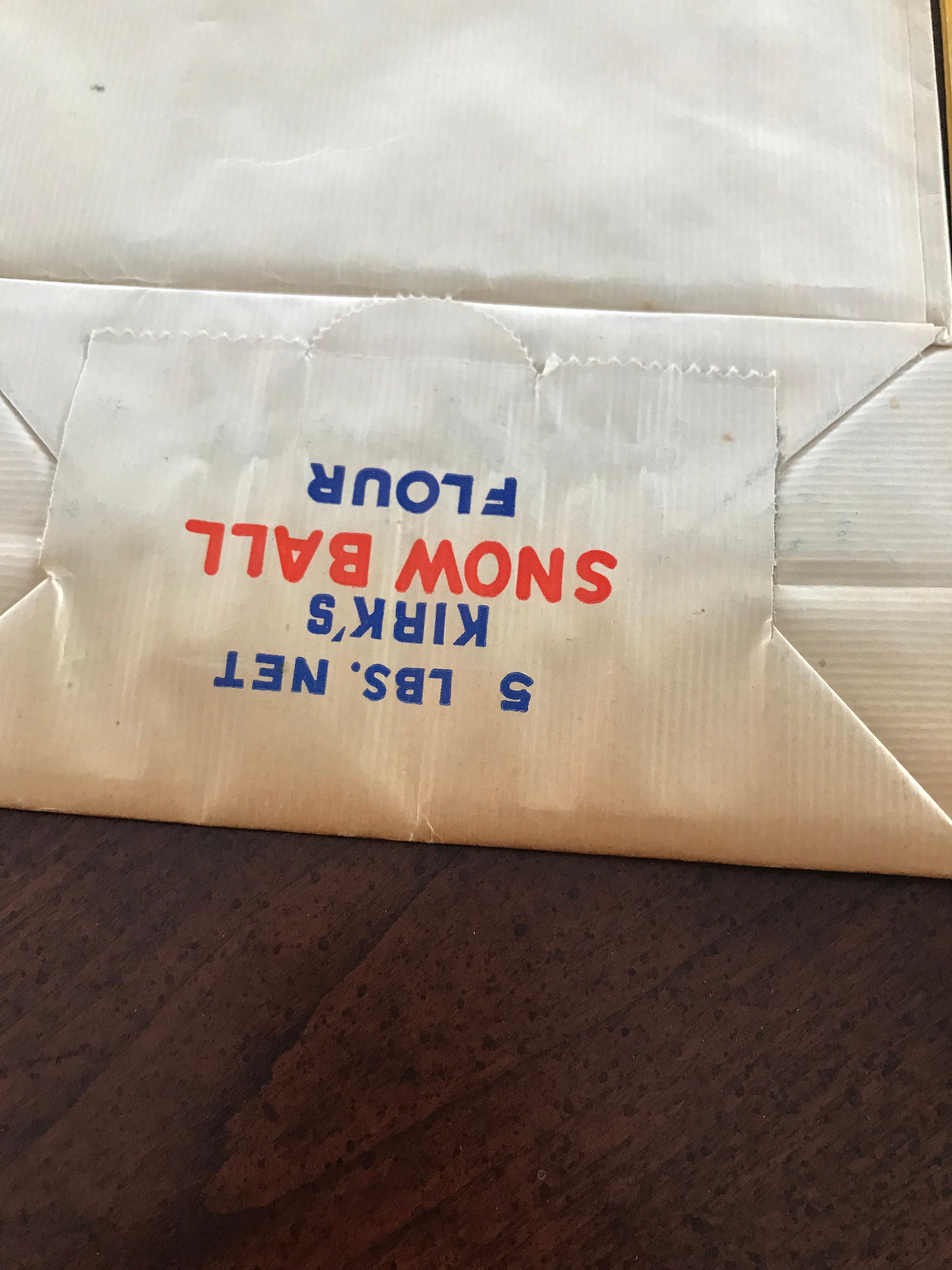 Antique paper flour sack bags 1950s Advertisements Collectibles etna.com.pe