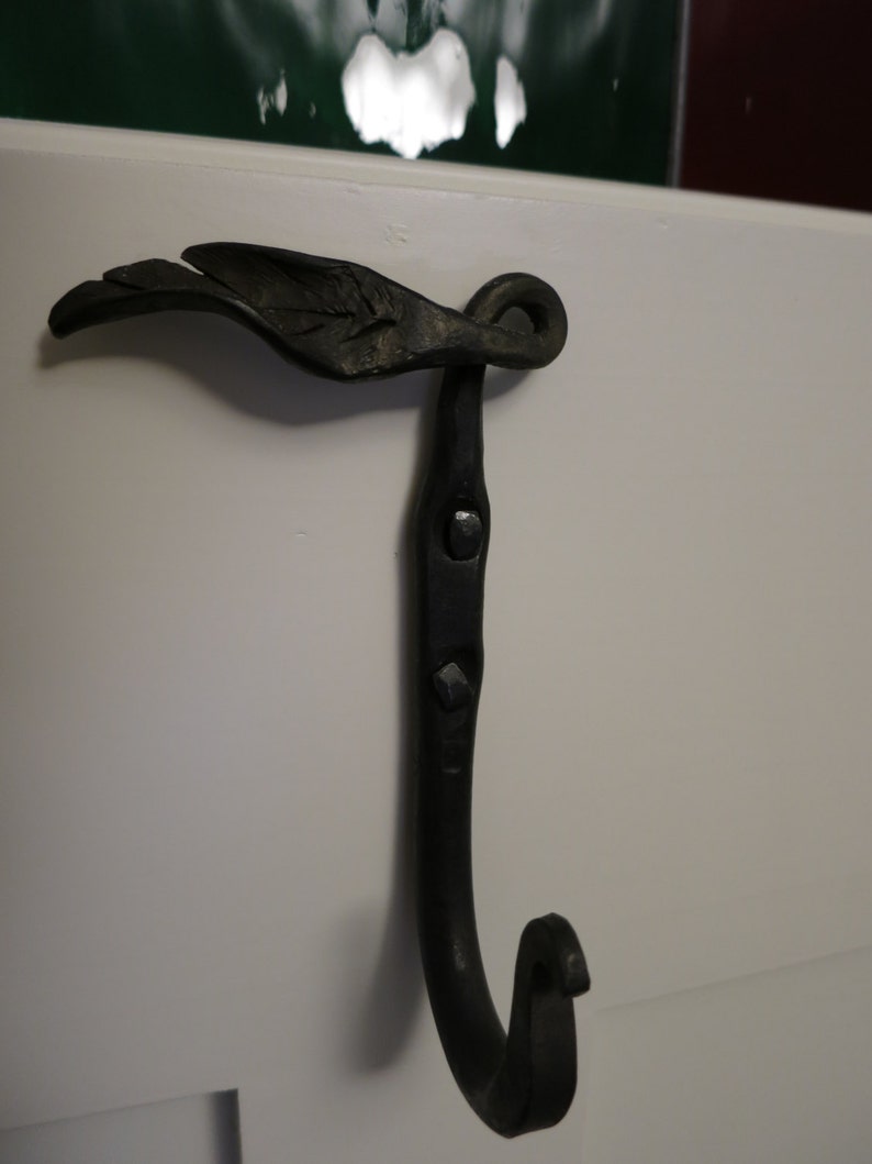 Made to Order Hand Forged Leaf Hooks - Etsy