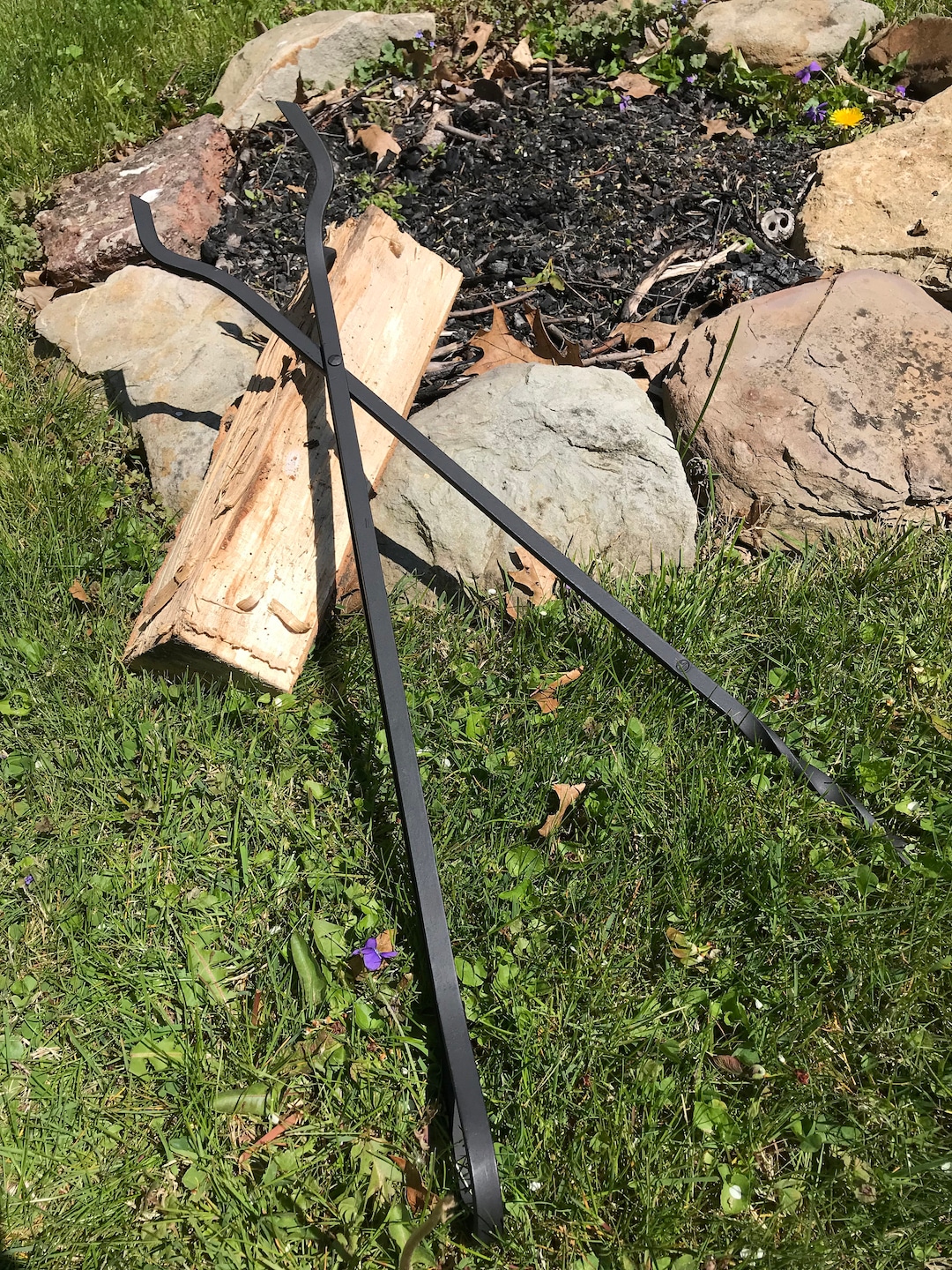 Extra Long 36" Firewood Tongs, Log Grabber - Etsy