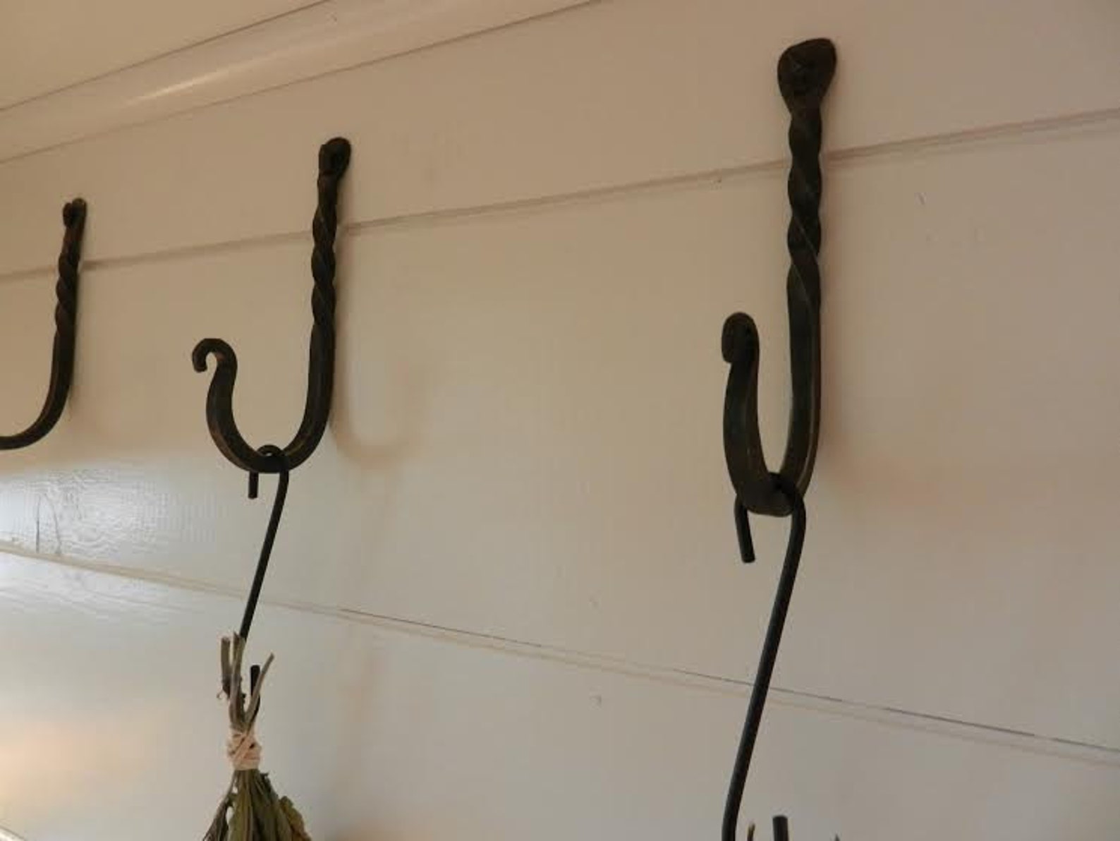 Made to Order Hand Forged Twisted Hooks | Etsy