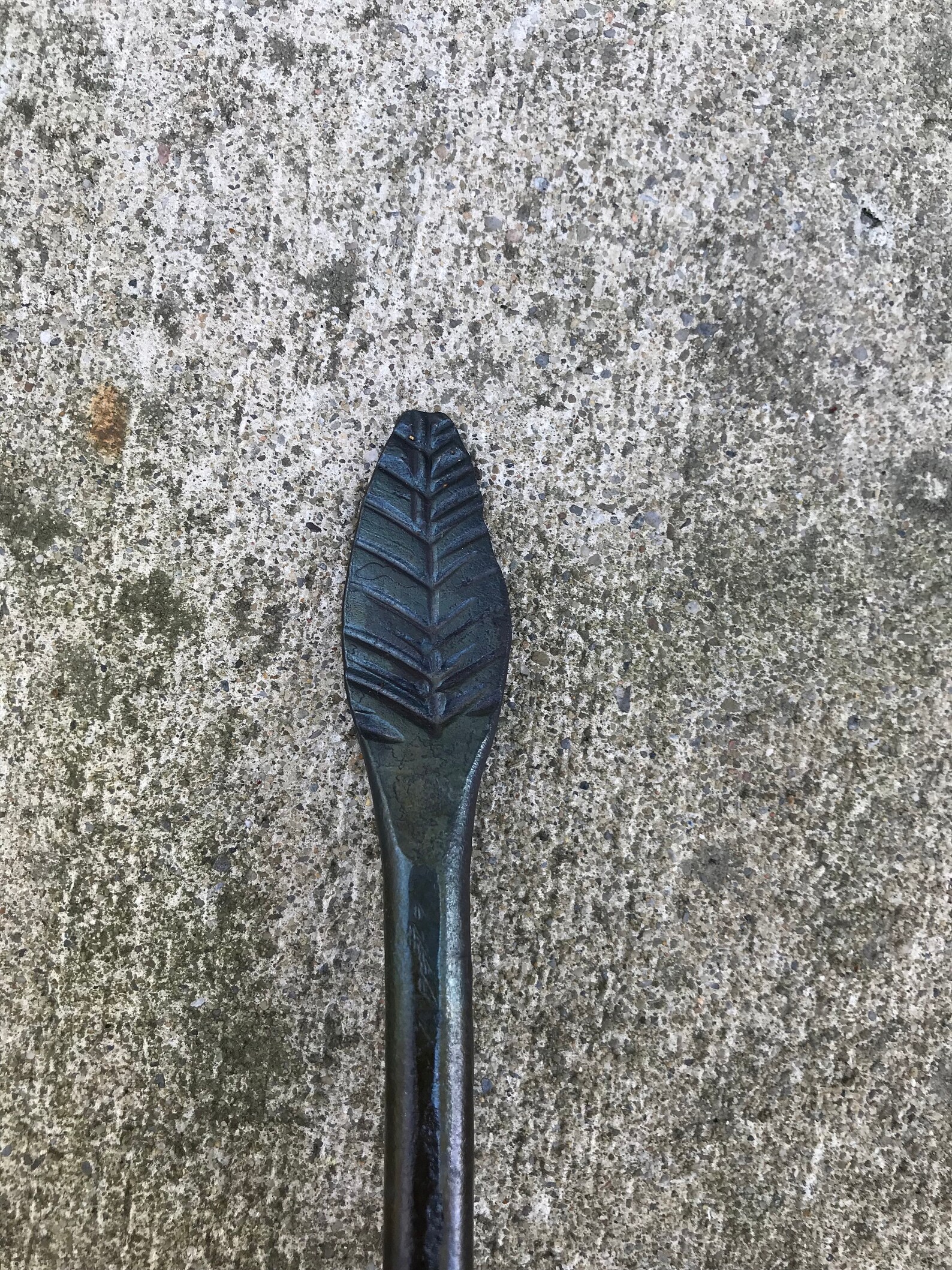 Hand Forged Leaf Hook - Etsy