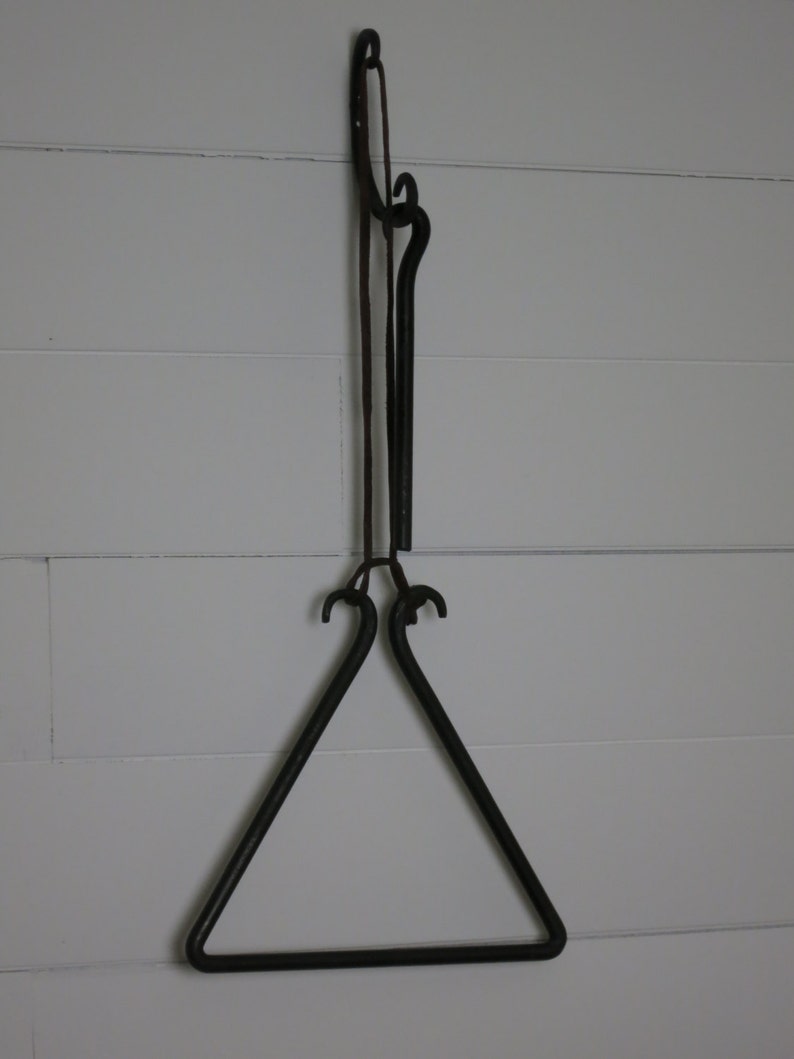 Made to Order Hand Forged Triangle Dinner Bell - Etsy