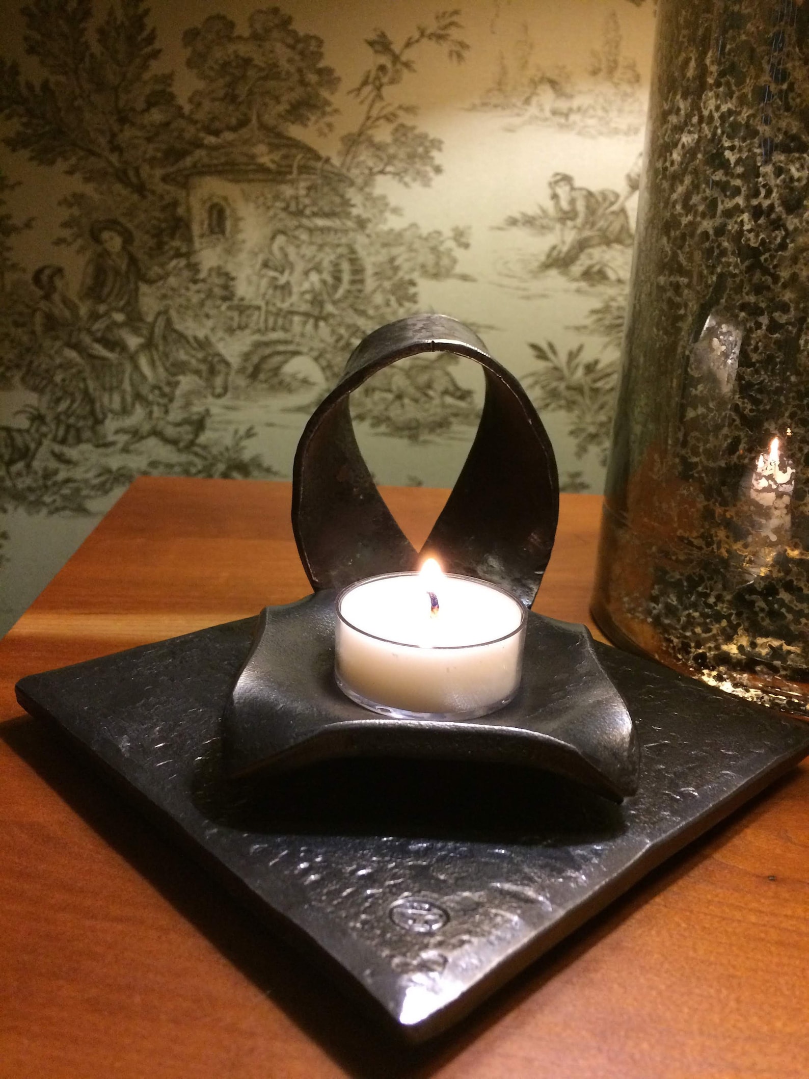 Hand Forged Remembrance Memory Votive Candle Holder | Etsy