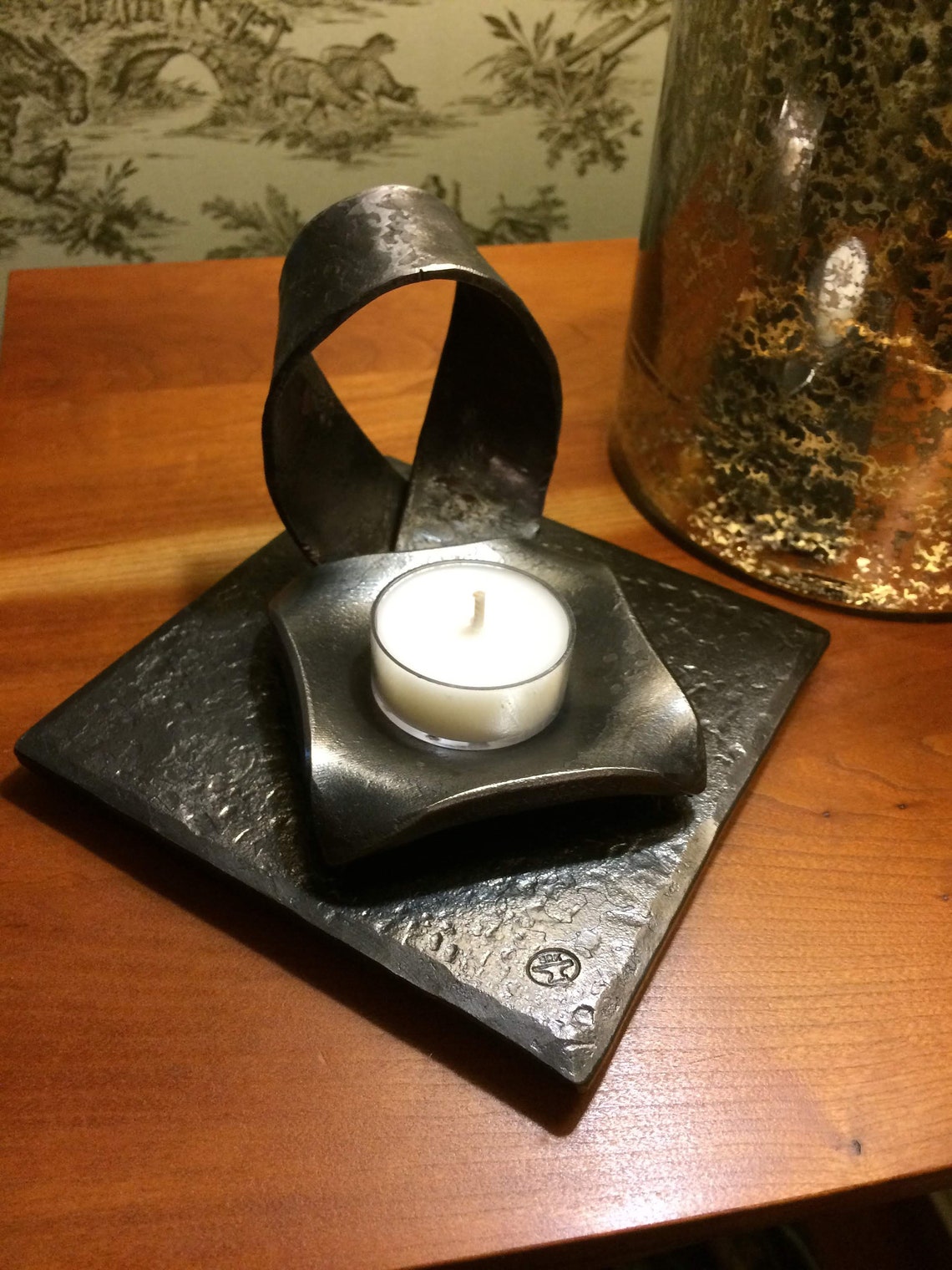Hand Forged Remembrance Memory Votive Candle Holder | Etsy
