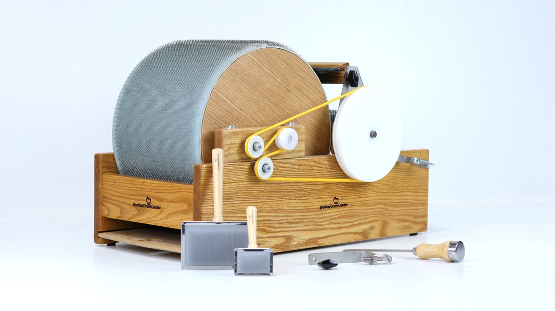 Large Manual Deluxe Brother Drum Carder - Etsy