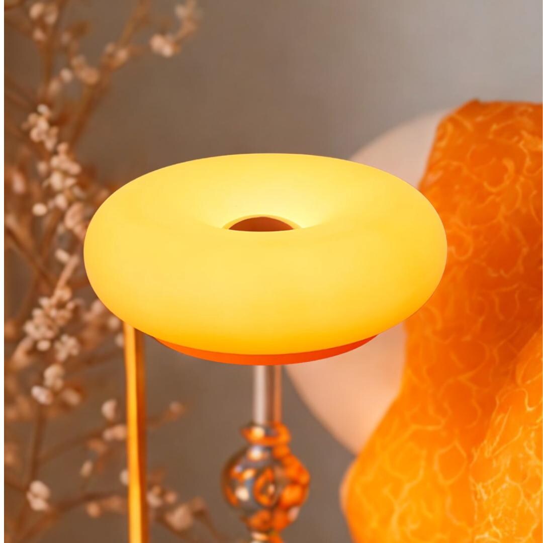 Art Deco Donut Table Lamp - Etsy