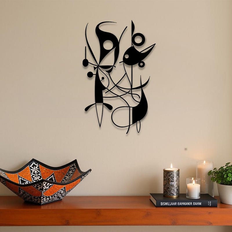 Abstract Canvas Metal - Etsy