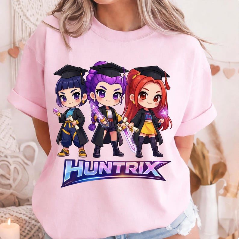 Kpop Demon Hunter Chibi Graduation PNG Bundle Clipart 300 DPI, Class of ...