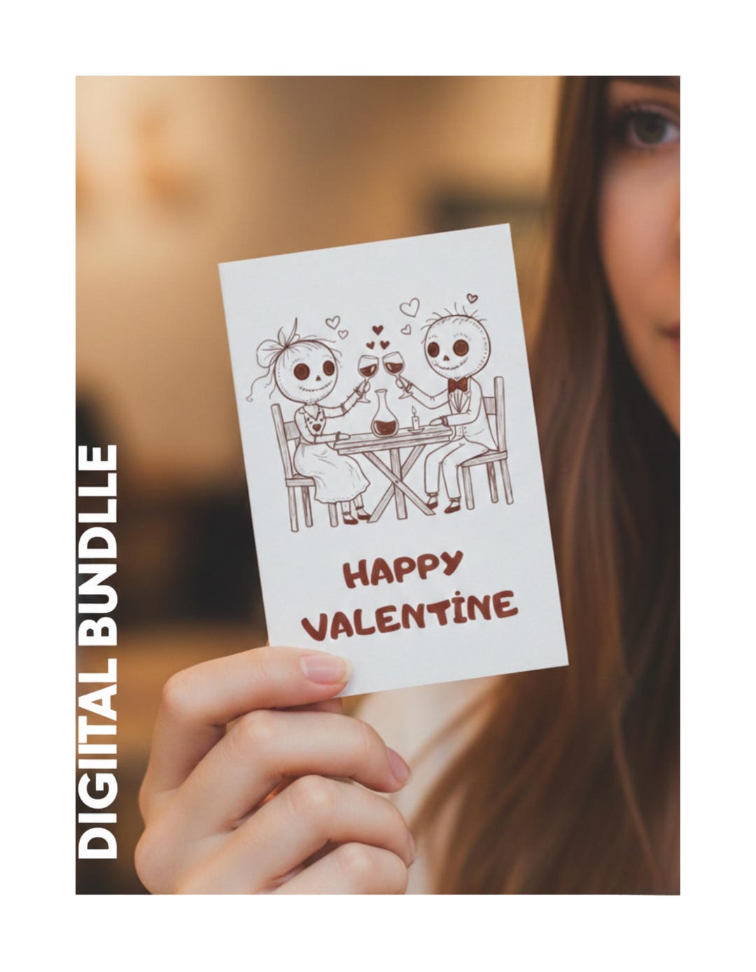 Be Mine Voodoo Card - Digital Download - 5x8.5 Printable Gothic ...