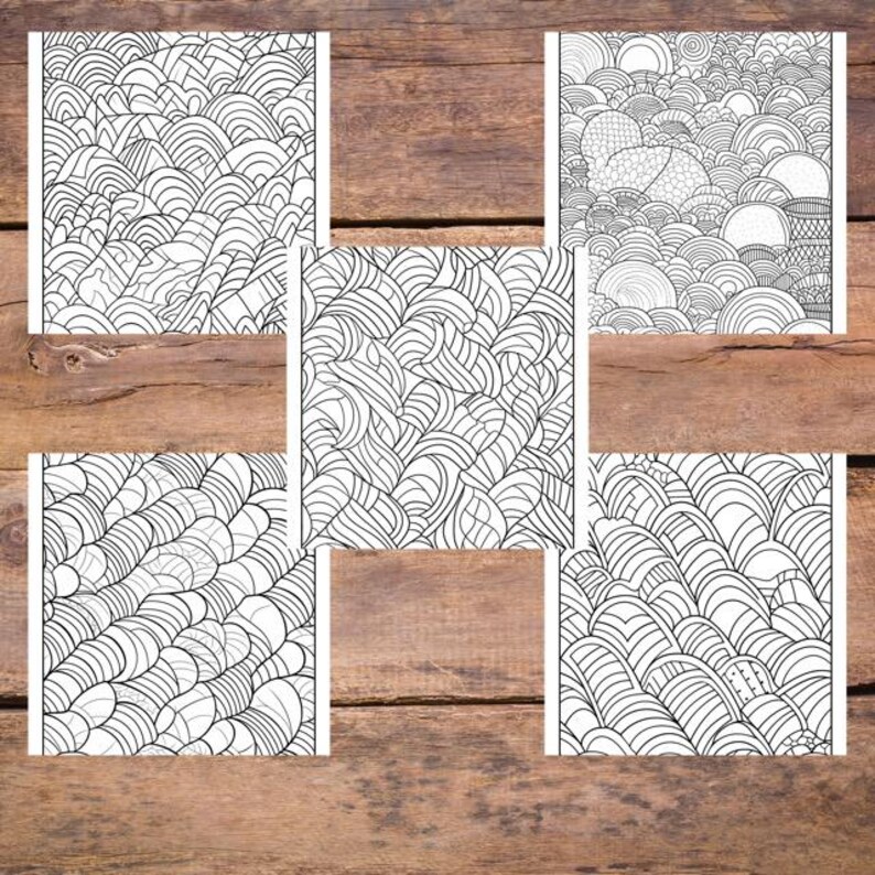 Zentangle Adults Coloring Book 100 Detailed Pages Relaxing Abstract ...