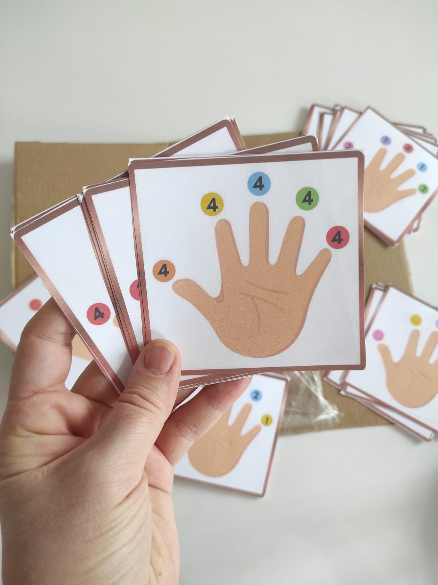 Pom Pom Color Matching Game Printable | Montessori Counting Activity ...