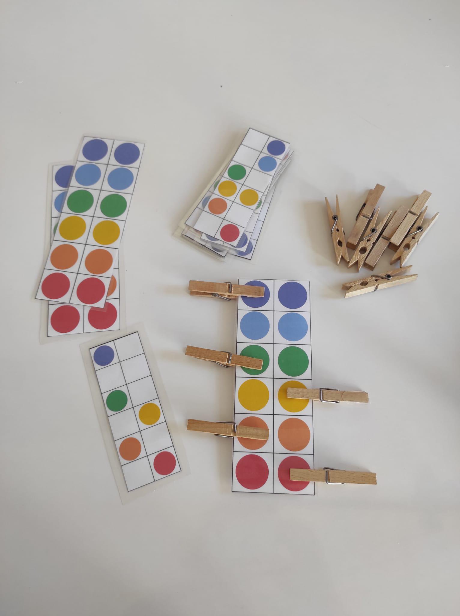 Color Matching Clip Cards Printable PDF | Montessori Fine Motor ...