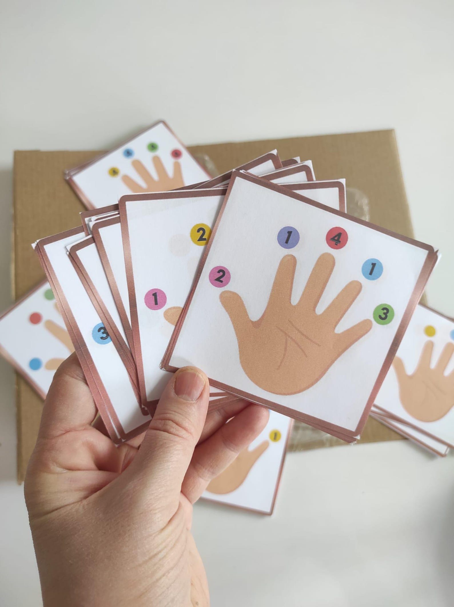Pom Pom Color Matching Game Printable | Montessori Counting Activity ...