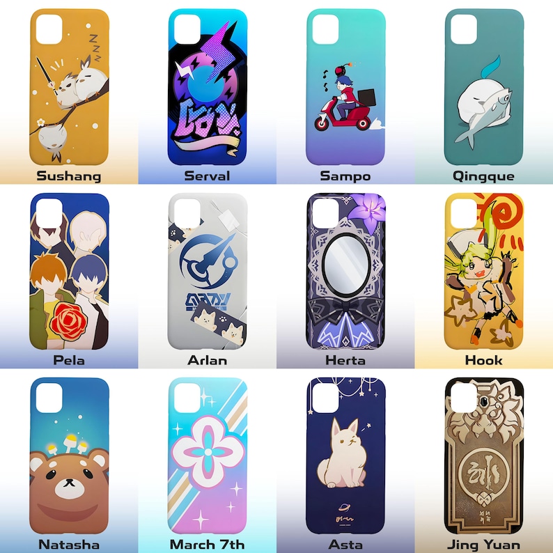 Honkai Star Rail HSR Phone Case Collection All Character Cyrene ...