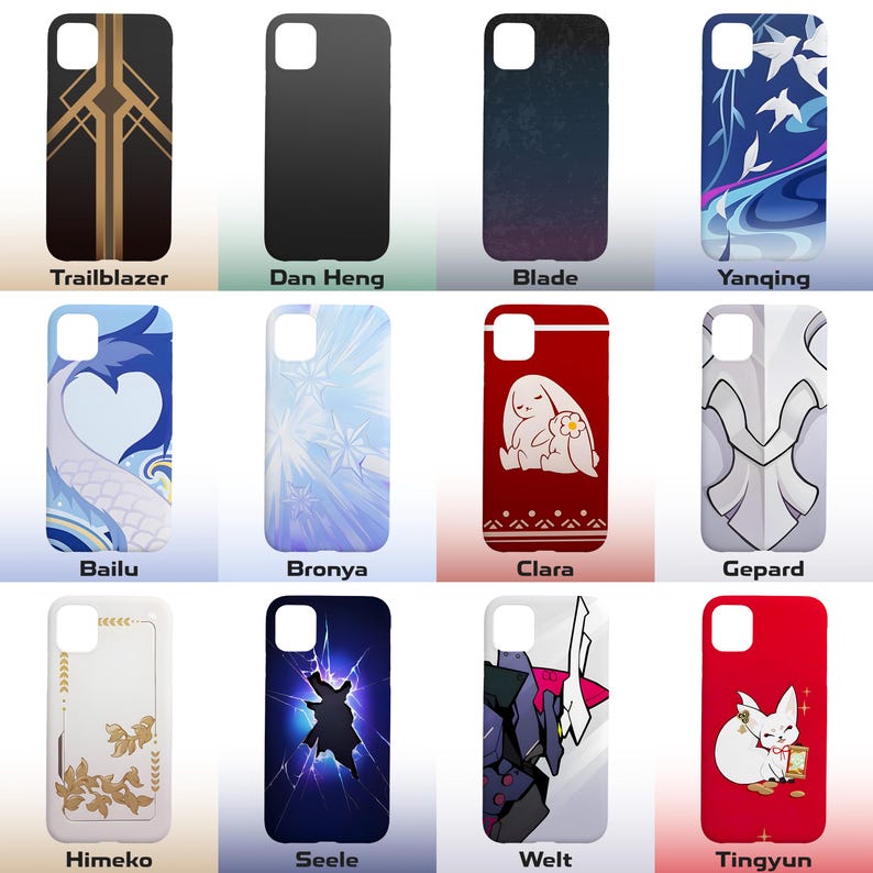 Honkai Star Rail HSR Phone Case Collection All Character Cyrene ...