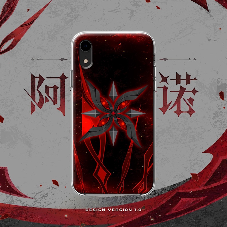 Arlecchino the Knave Genshin Impact Game Phone Case Glass, Soft TPU ...