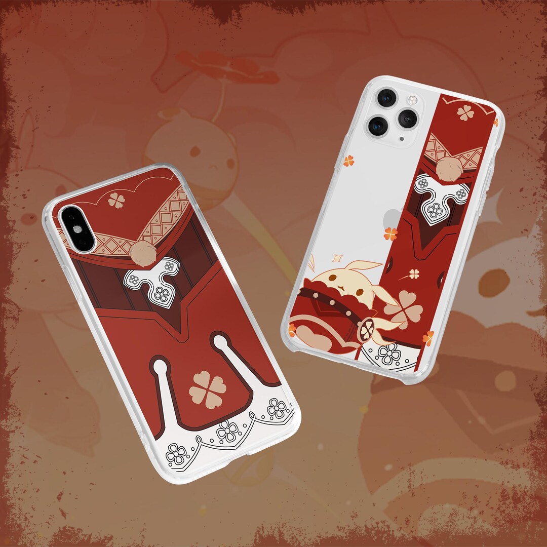 Klee Genshin Impact Phone Case Glass, Soft TPU & Black Matte UV Printed ...