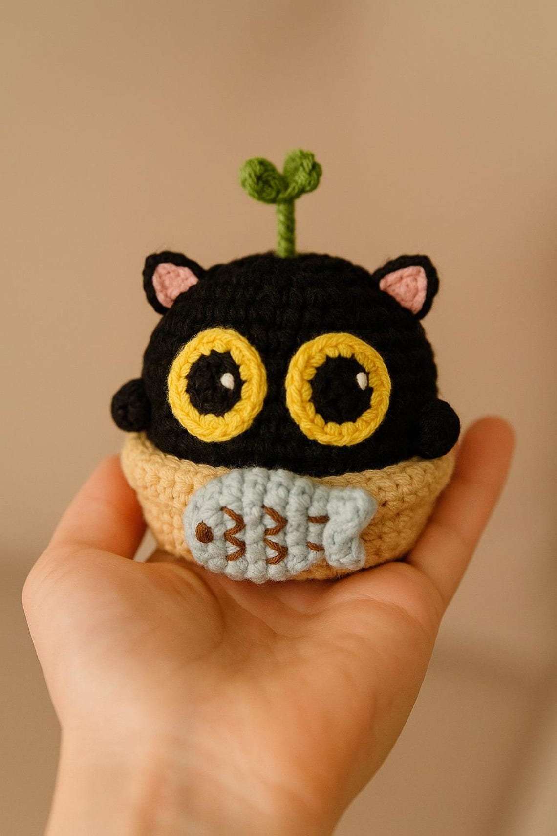 Cute Catfish Crochet Pattern PDF, Amigurumi Cat Fish Plush Tutorial ...