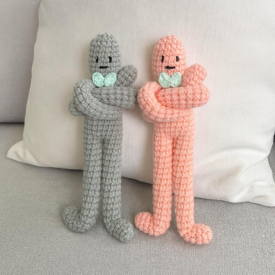 Long Person Crochet Pattern PDF, Cute Standing Doll Amigurumi Tutorial ...